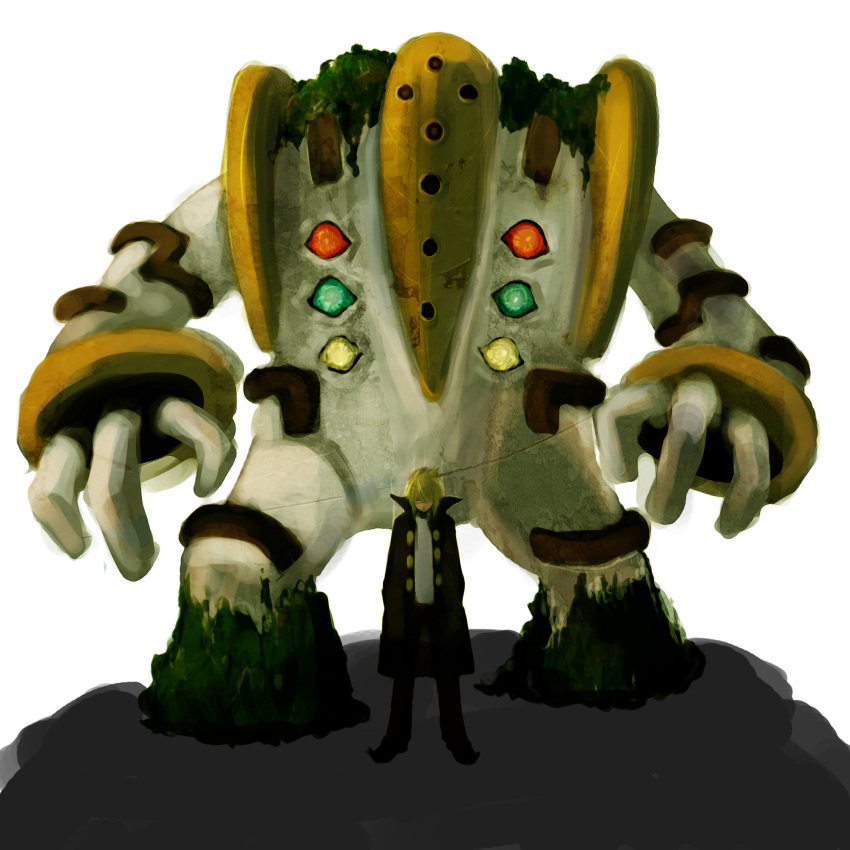 Safebooru - 1boy blonde hair coat destroyb highres kurotsugu (pokemon ...