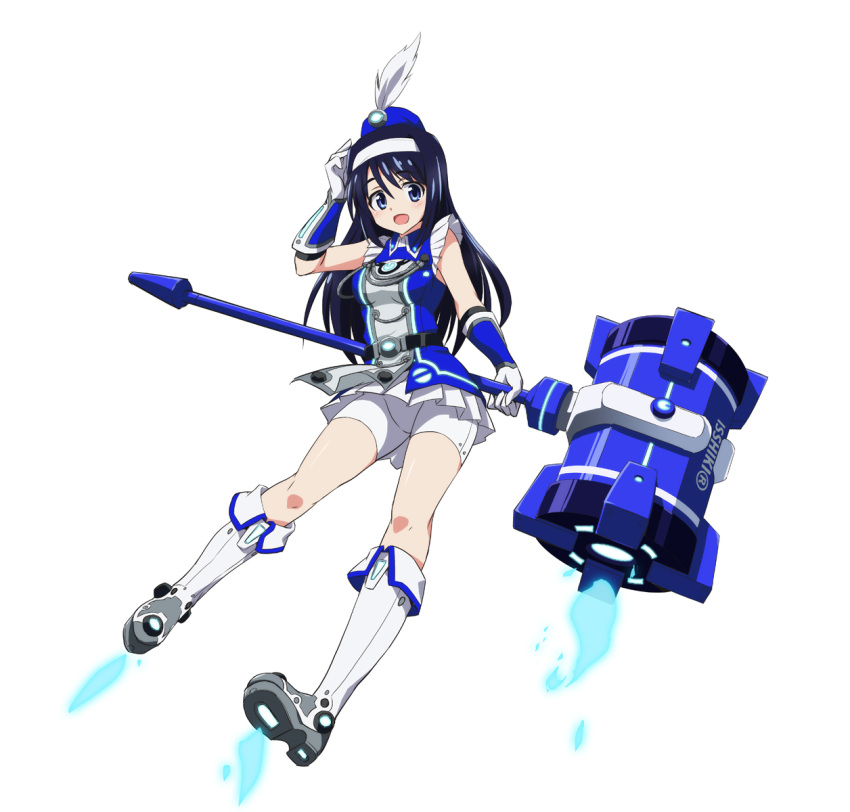 Safebooru - 1girl blue eyes blue hair female futaba aoi (vividred ...