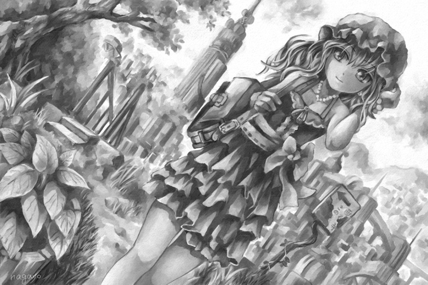 Safebooru 1girl Artist Name Bag Bare Arms Bare Shoulders Bracelet 9408