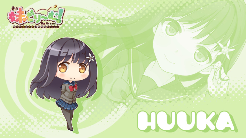 Safebooru - asakura fuuka character sheet chibi long hair seifuku ...