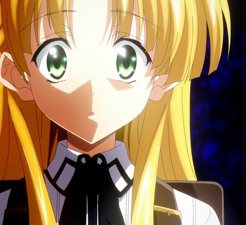 Safebooru - 1girl asia argento blonde hair close-up green eyes high ...
