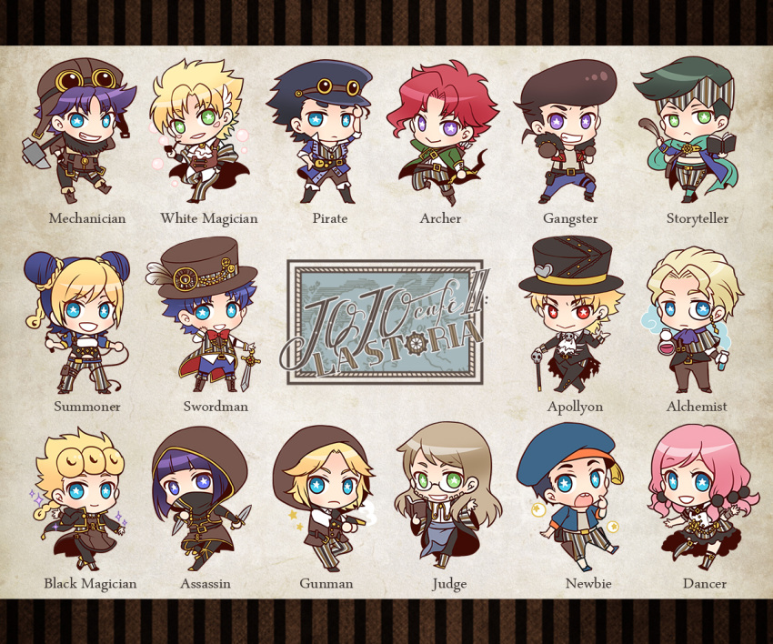 Safebooru - + + bandana over mouth book bowtie caesar anthonio zeppeli ...