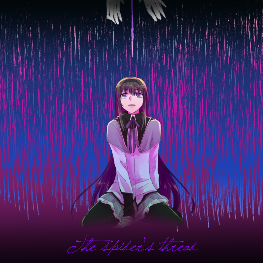 Safebooru - 1girl akemi homura black hair english hairband long hair magical girl mahou shoujo ...