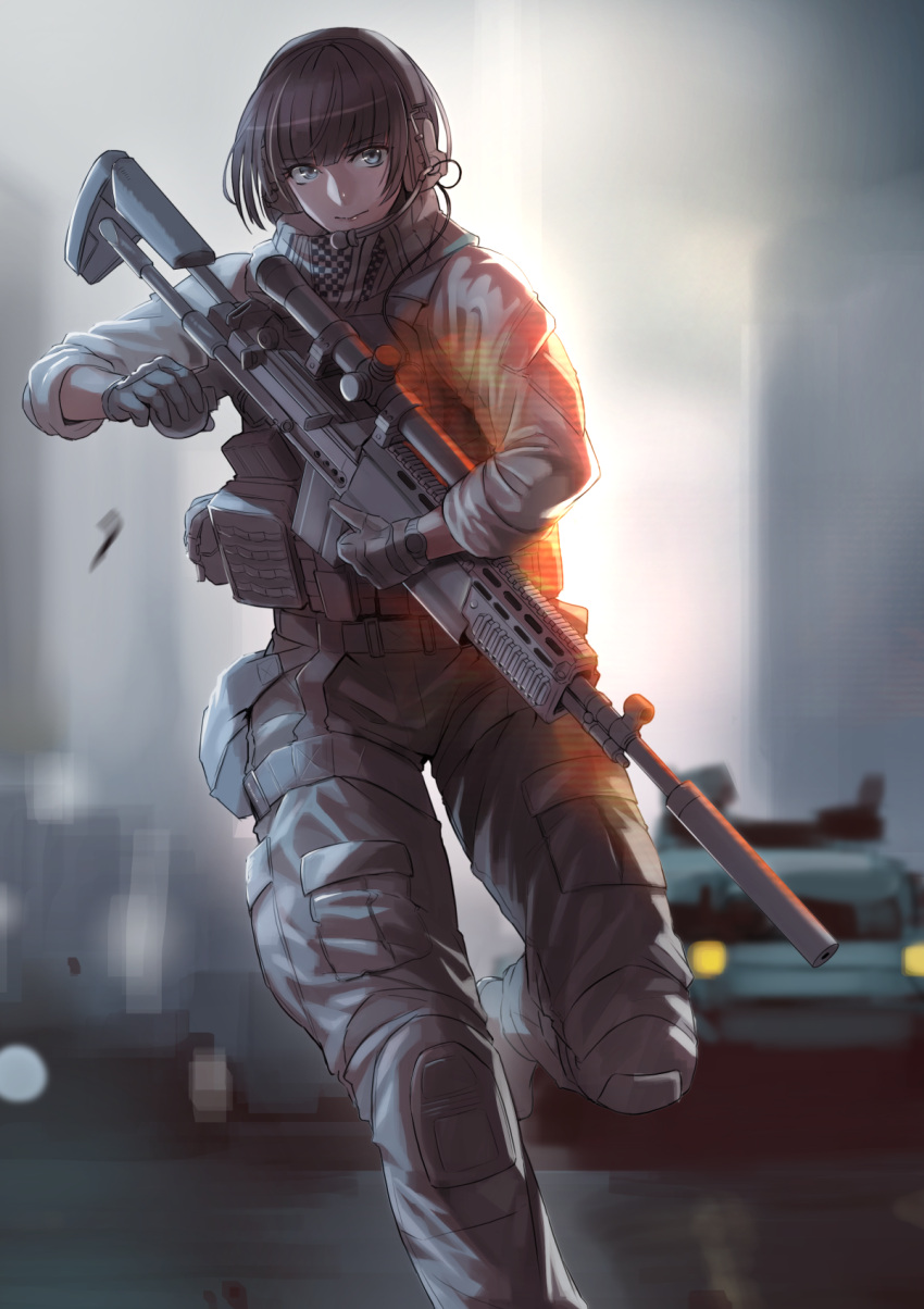 Safebooru - 1girl battle rifle battlefield (series) battlefield 4 ...