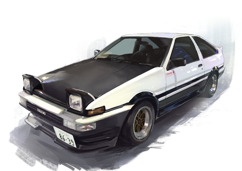 Safebooru - absurdres car carbon fiber glowing highres license plate ...