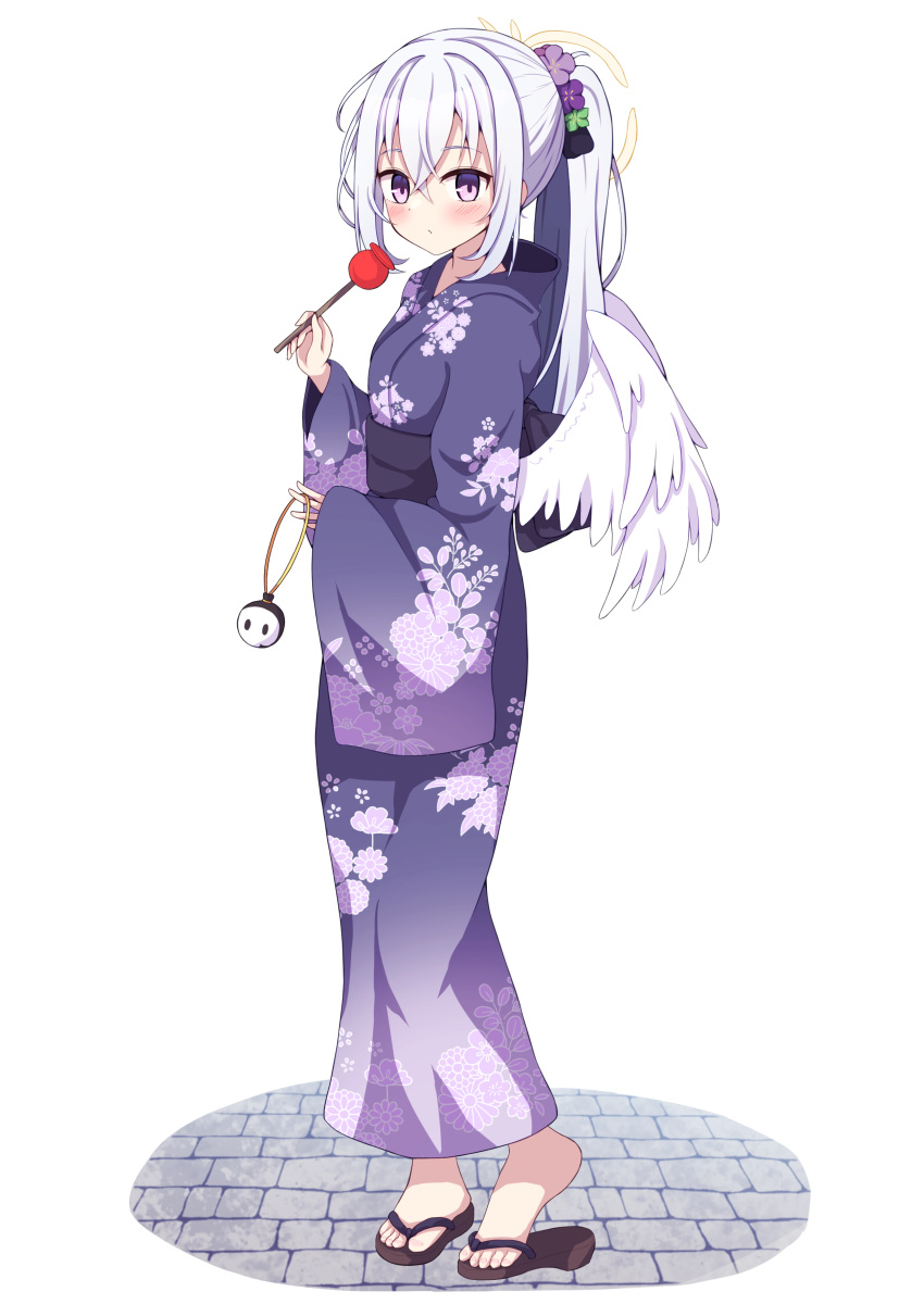 Safebooru - 1girl absurdres angel angel wings azusa (blue archive) blue ...