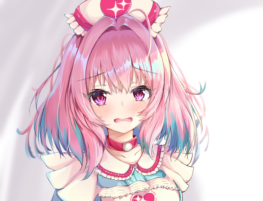 Safebooru - 1girl ahoge alternate hair length alternate hairstyle apron ...