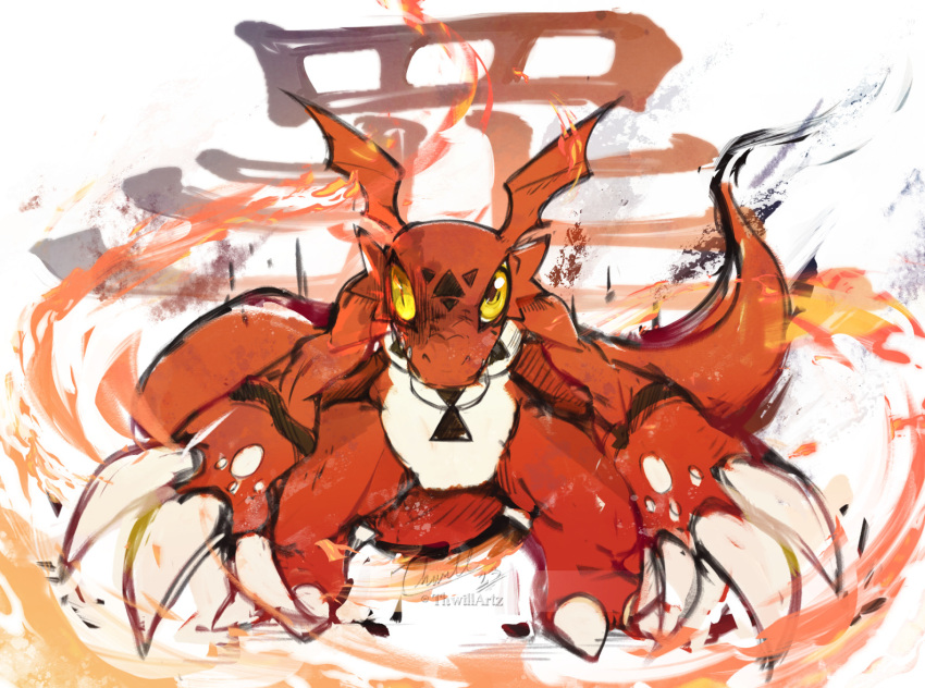 Safebooru - claws digimon digimon (creature) dinosaur english ...