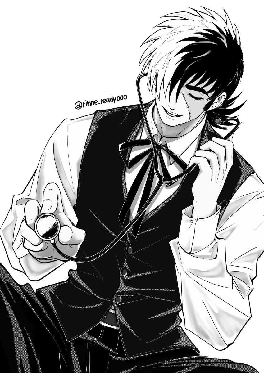 Safebooru - 1boy absurdres belt black jack (character) black jack (series) black pants black ...