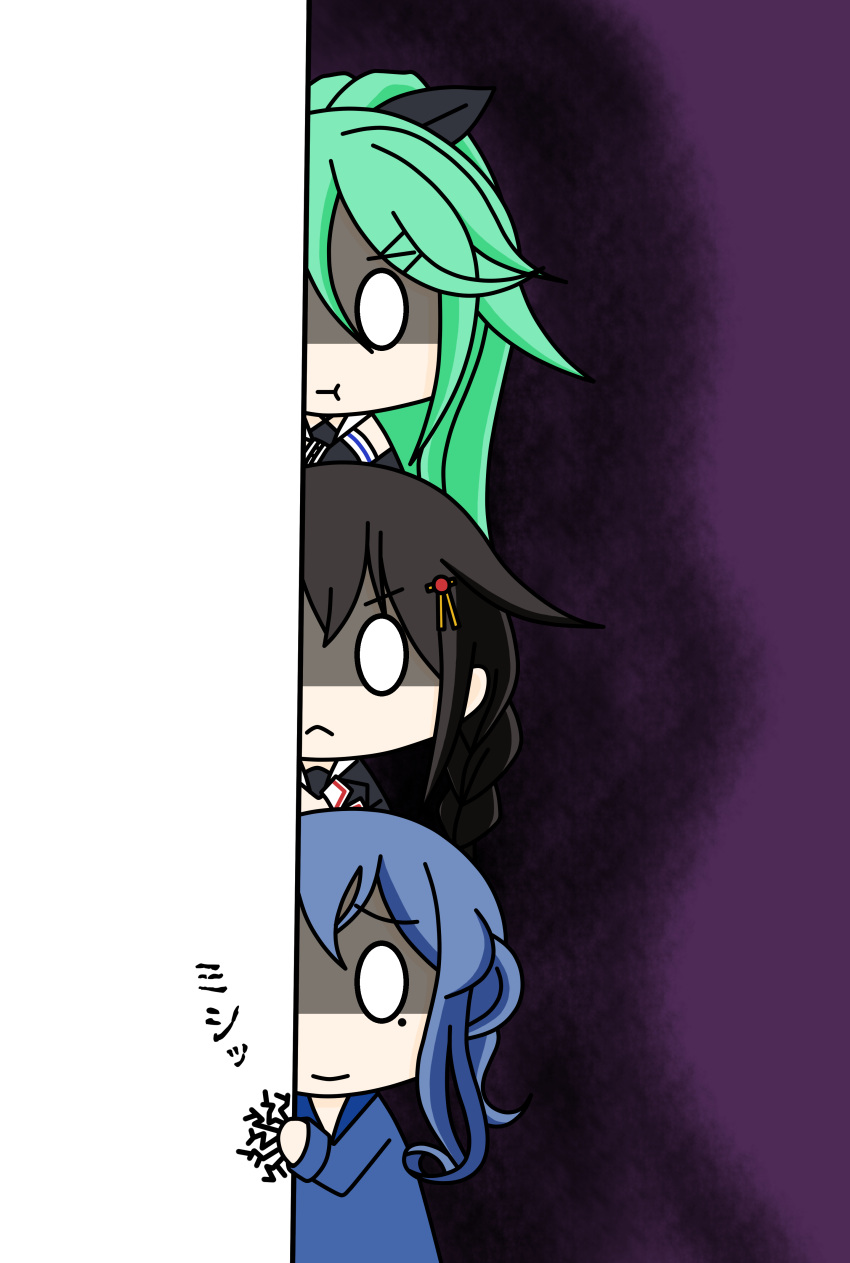 Safebooru - angry azur lane hiding kinoko (benitengudake) long hair ...