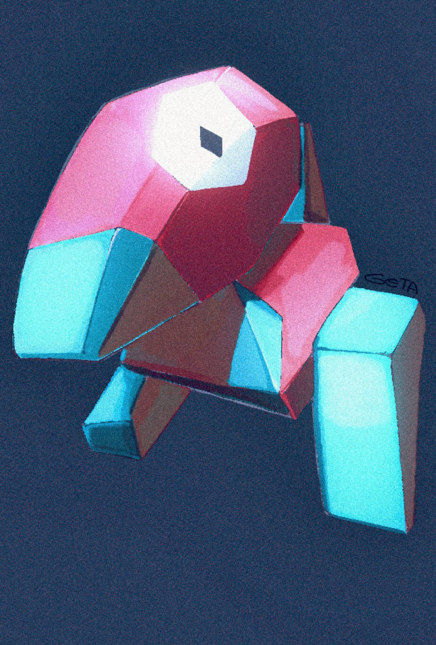 Safebooru - 01coil black background black eyes blue background ...