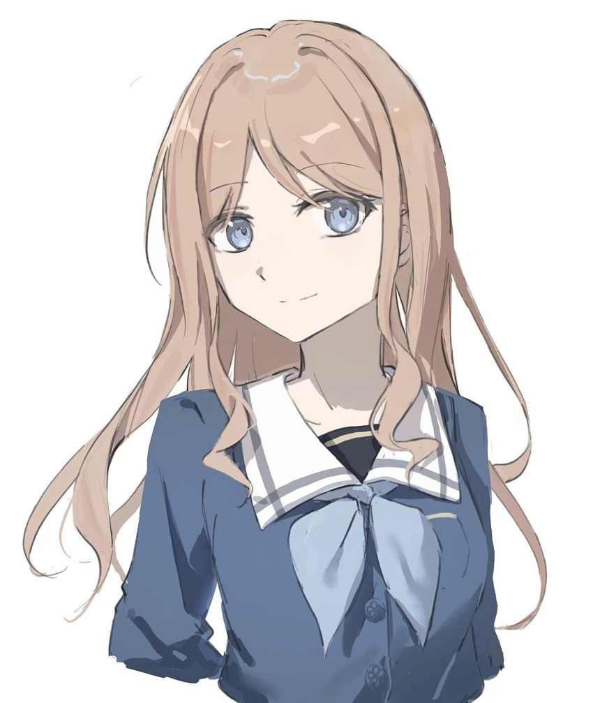 Safebooru - 1girl bang dream! bang dream! it's mygo!!!!! blue eyes blue shirt brown hair closed ...