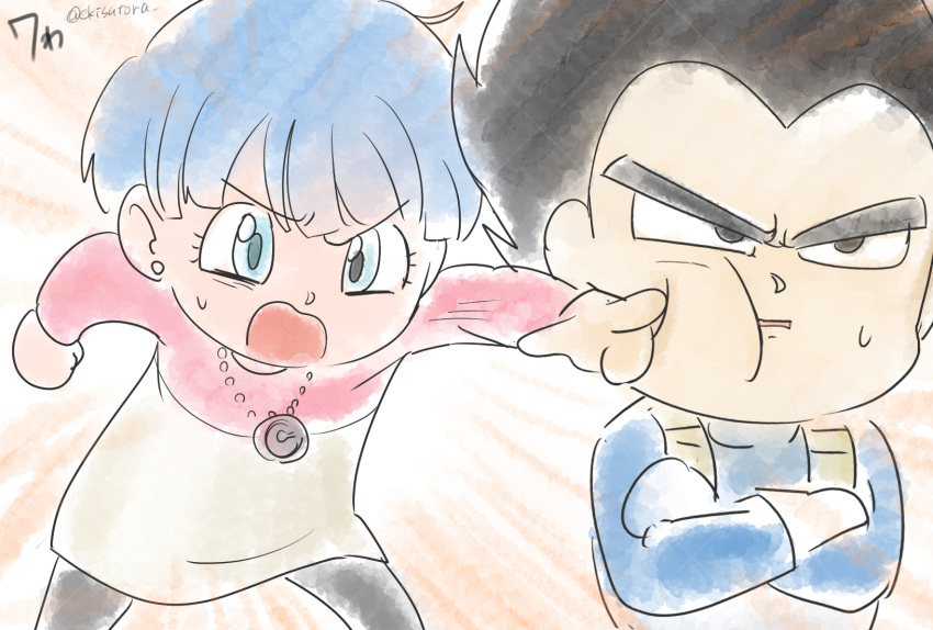 Safebooru - 1boy 1girl artist name black eyes black hair blue eyes blue ...