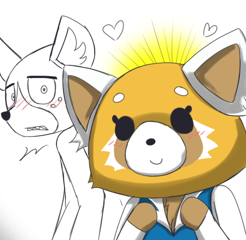 Safebooru - 1boy 1girl aggressive retsuko funnymanoopsy haida ...