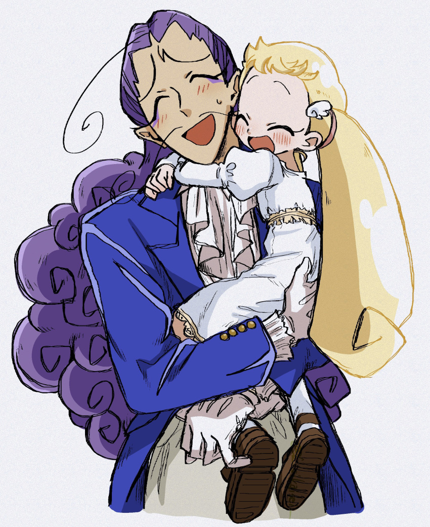Safebooru - 1boy 1girl ^ ^ absurdres age difference ahoge alexander t ...
