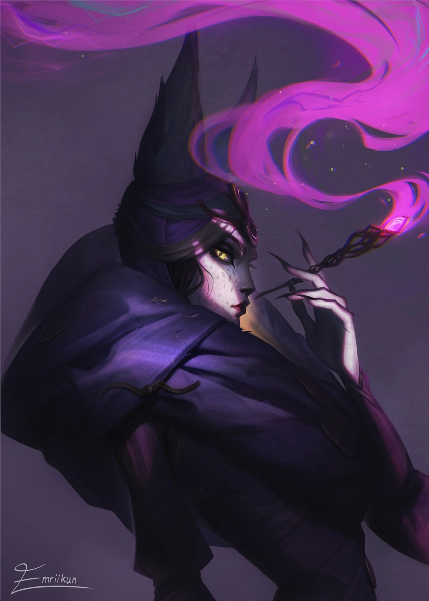 Safebooru - 1girl arcane: league of legends cat ears cat girl emriikun ...