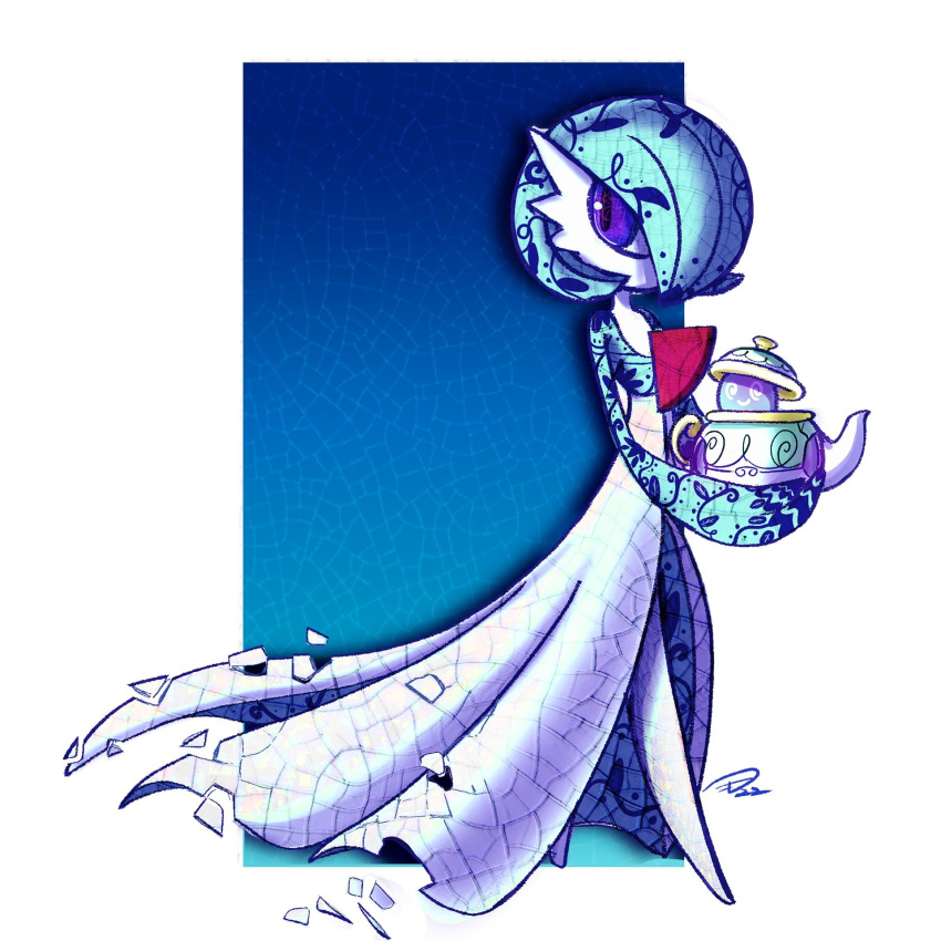 Safebooru - bob cut colored skin dress gardevoir ghost green hair green ...