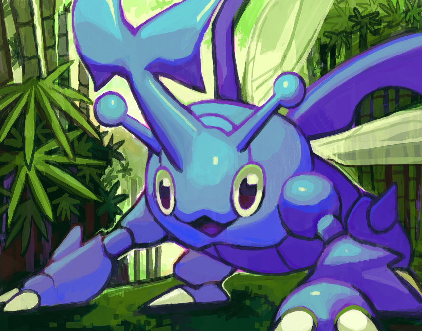 Safebooru - :3 all fours antennae bamboo bamboo forest bug claws ...