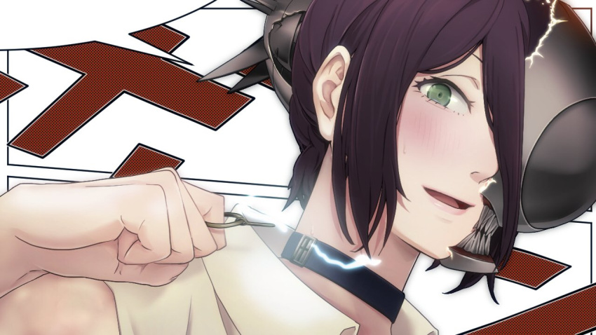 Safebooru - 1girl black choker black hair bomb devil (chainsaw man) chainsaw man choker ...