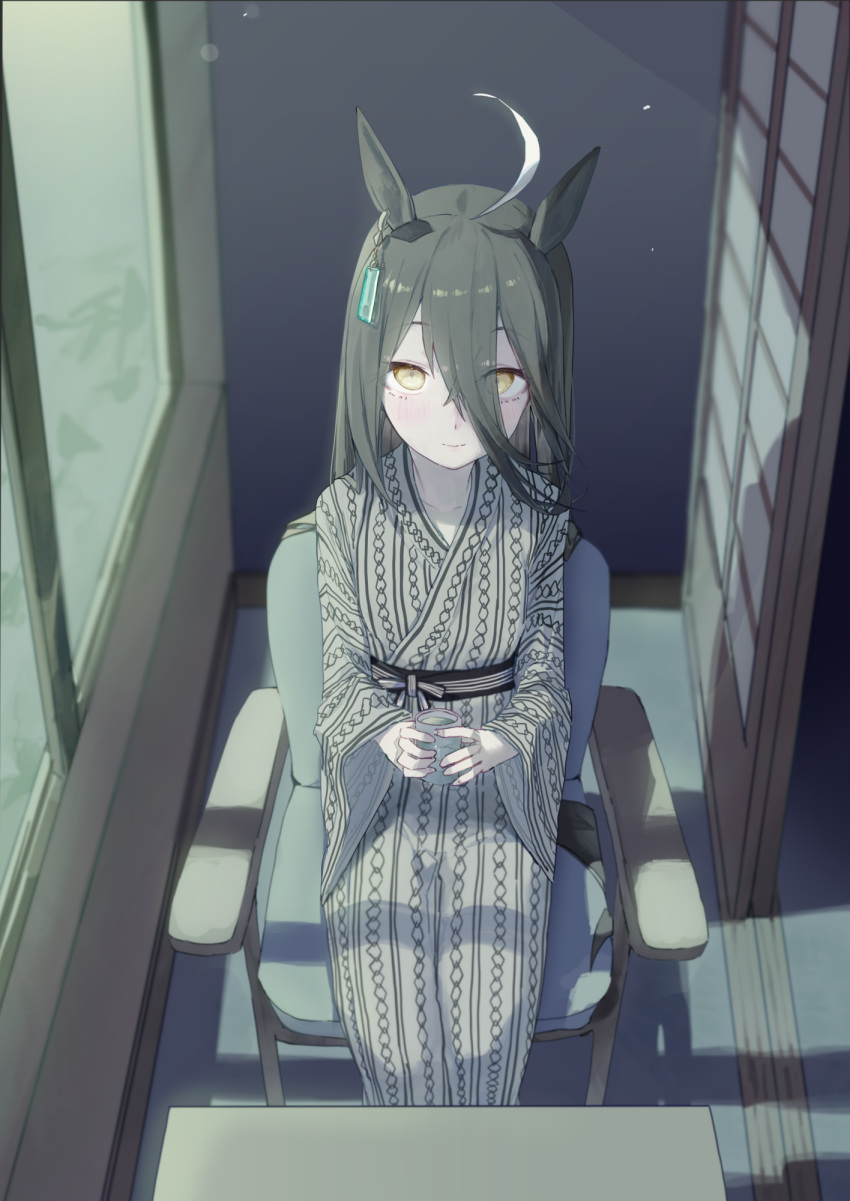 Safebooru - 1girl alternate costume amano kokoko animal ears black hair closed mouth commentary ...