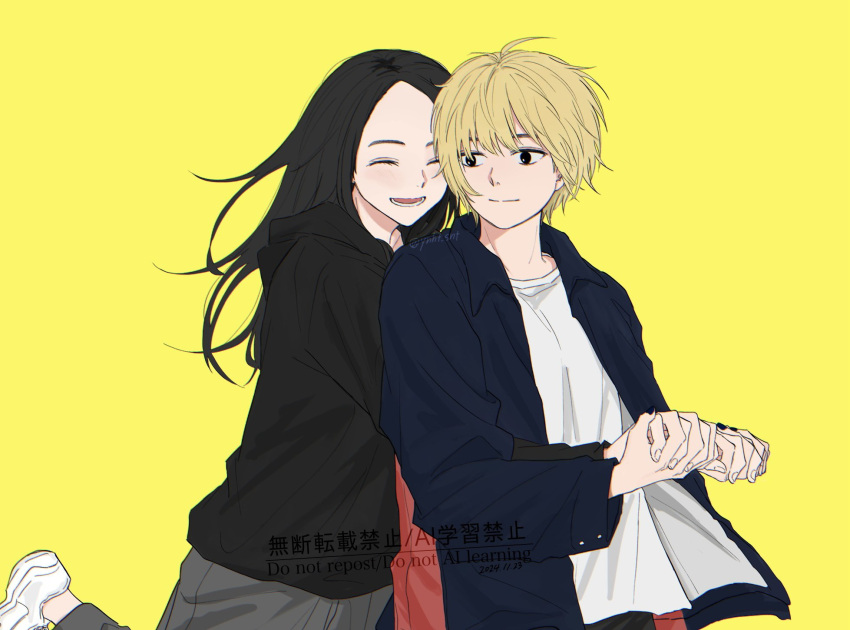 Safebooru - 2girls ^ ^ baby walkure black eyes black hair black hoodie ...