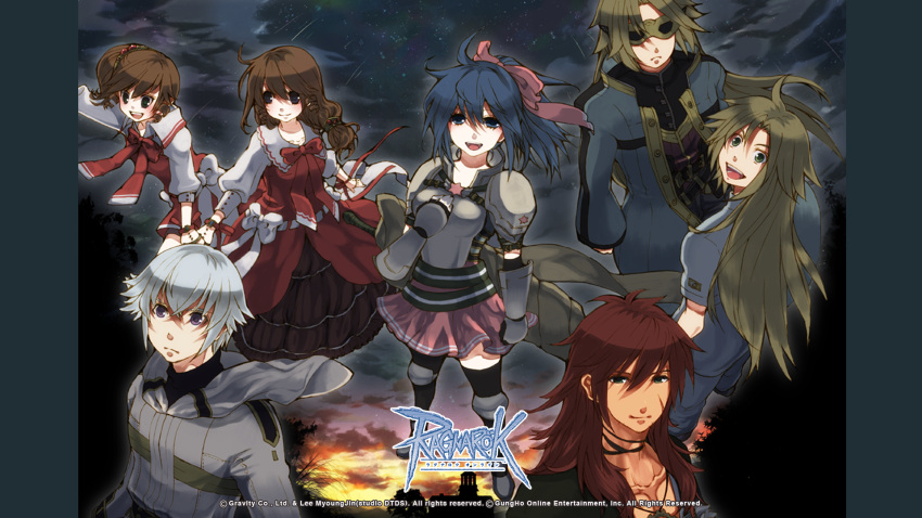 Safebooru - 3boys 4girls airi (ragnarok online) armor aruna (ragnarok ...