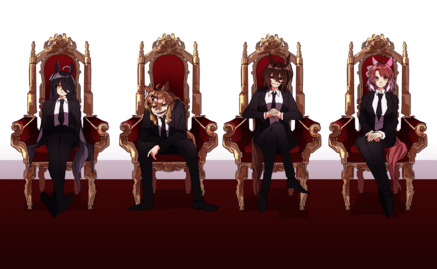 Safebooru - 4girls agnes tachyon (umamusume) ahoge alternate costume ...