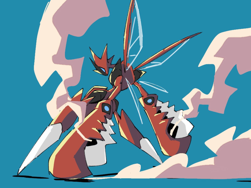 Safebooru - 1other blue eyes colored skin commentary request highres ...