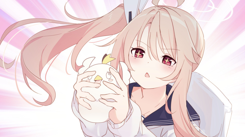 Safebooru - + + 1girl ahoge black sailor collar blue archive blush ...