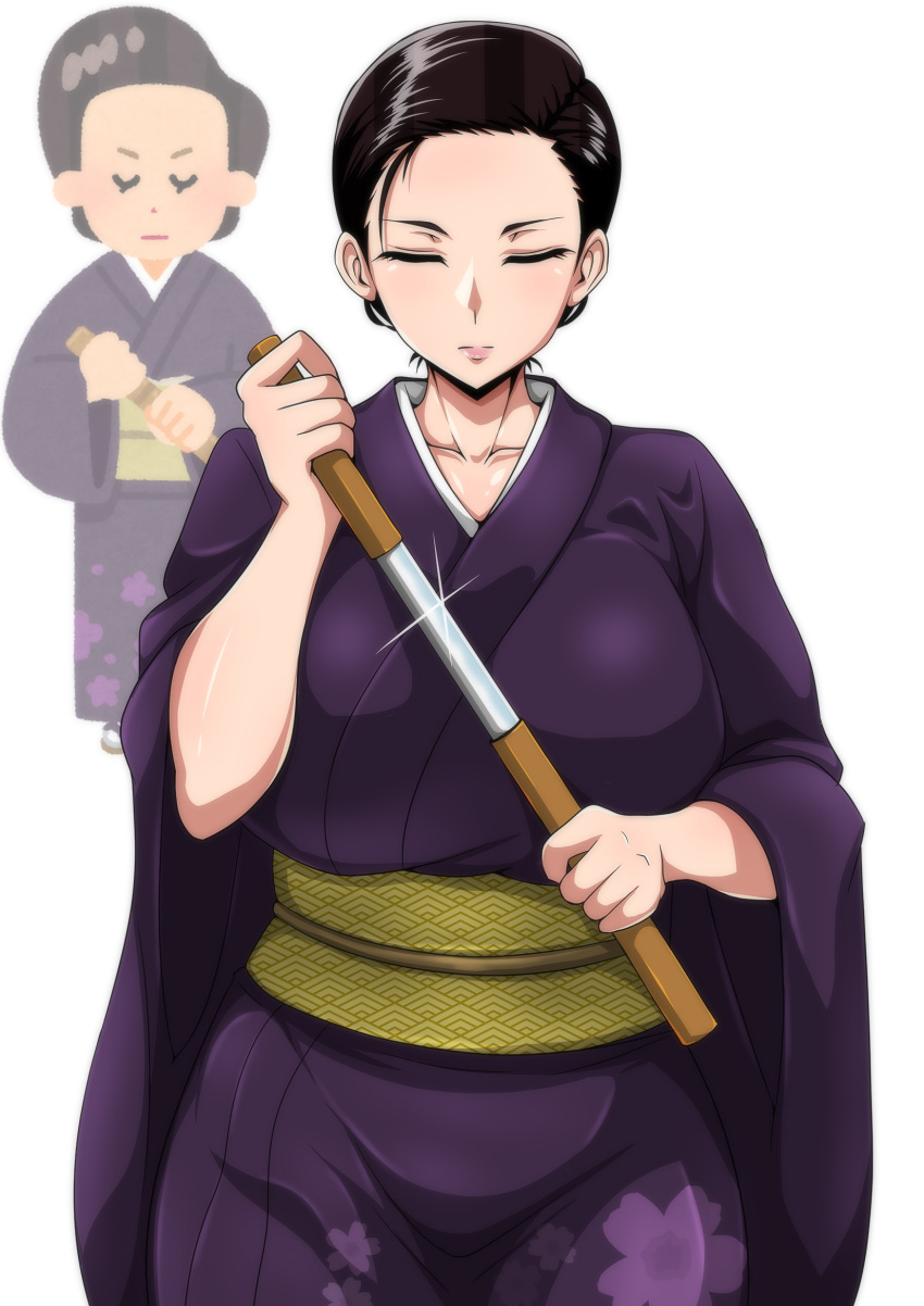Safebooru - closed eyes highres irasutoya irasutoya challenge japanese ...