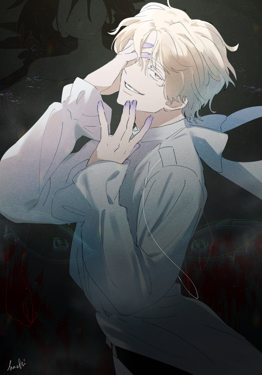 Safebooru - 1boy alien stage blonde hair colored extremities colored ...