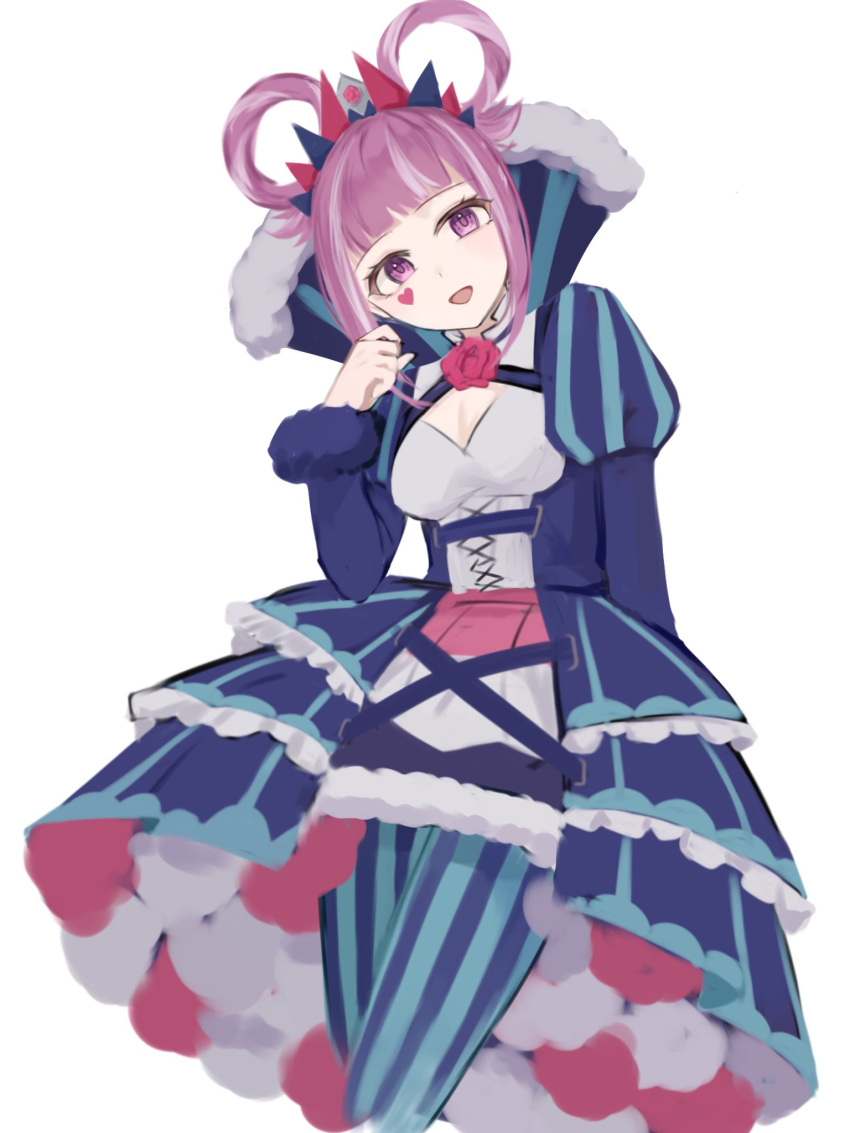 Safebooru - 1girl blunt bangs cross-laced clothes cross-laced dress ...