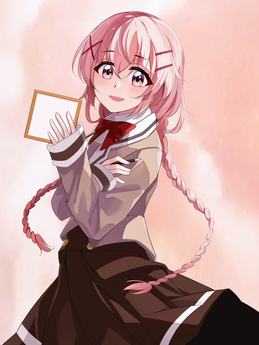 Safebooru - 1girl absurdres bow bowtie braid comic girls commentary ...