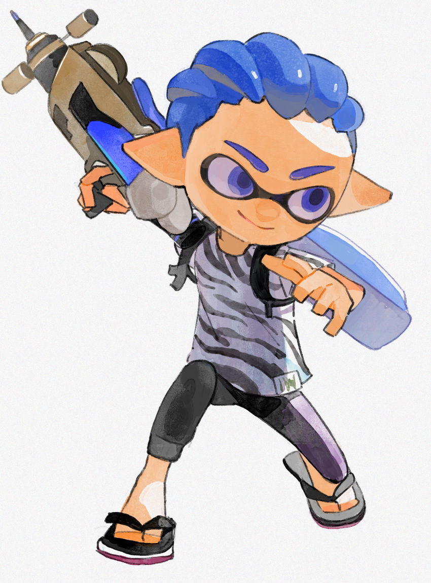 Safebooru - 1boy absurdres blue eyes blue hair full body highres ...