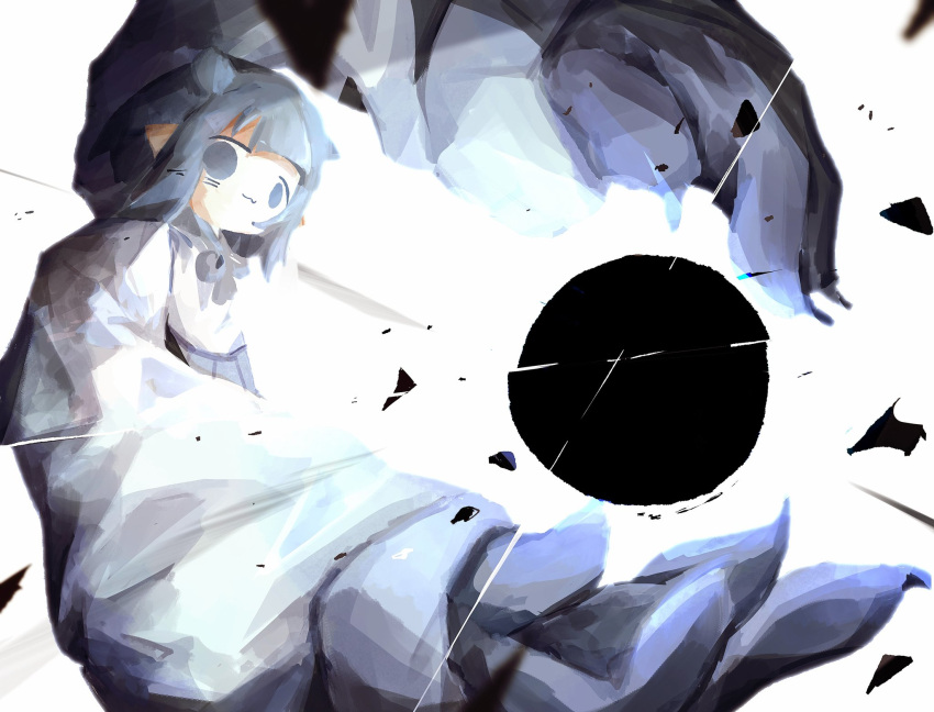 Safebooru - 1girl :3 animal ears cat ears cat girl closed mouth debris ...