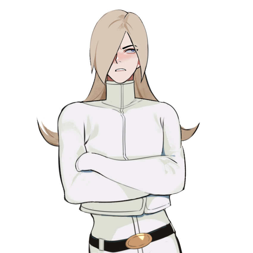 Safebooru - 1boy androgynous belt belt buckle black belt blonde hair blue eyes buckle cowboy ...