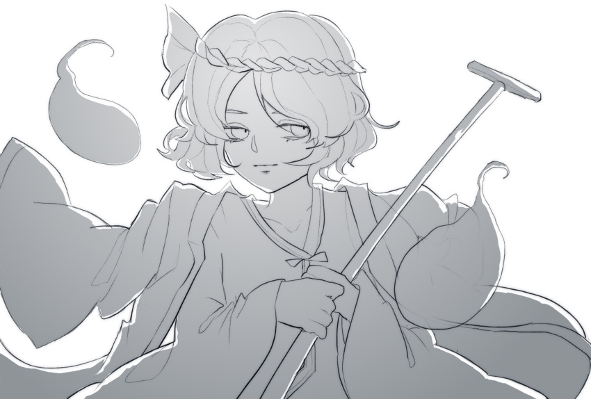 Safebooru - 1other androgynous bow bowtie chinese commentary closed ...