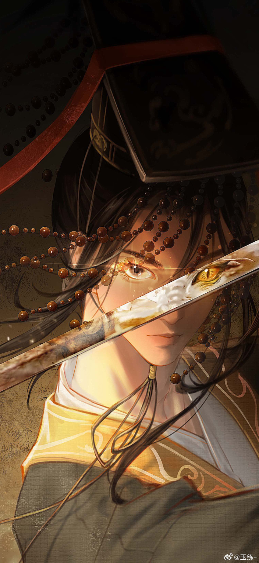 Safebooru - 1boy absurdres axis powers hetalia black hair black hanfu ...