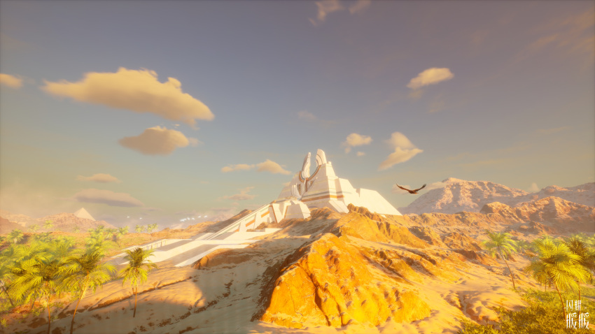 Safebooru - absurdres artist request bird blue sky chinese commentary ...