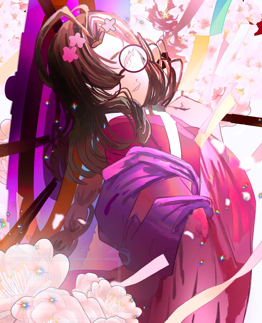 Safebooru 1girl Absurdres Braid Breasts Brown Hair Character Request 6101
