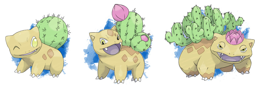 Safebooru - absurdres animal focus bulbasaur cactus claws devildman ...