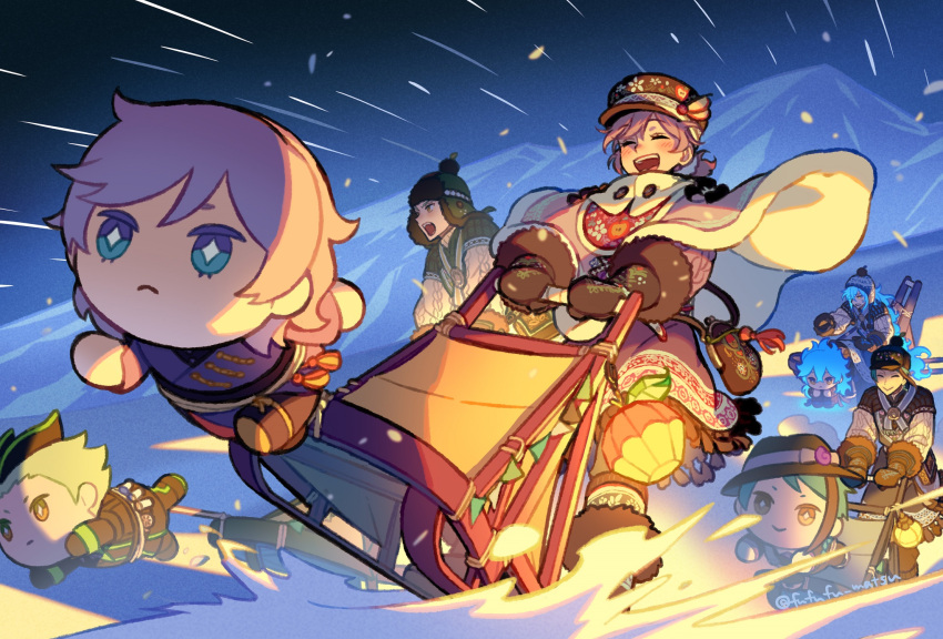 Safebooru - 4boys capelet character doll commentary request disney tsum ...