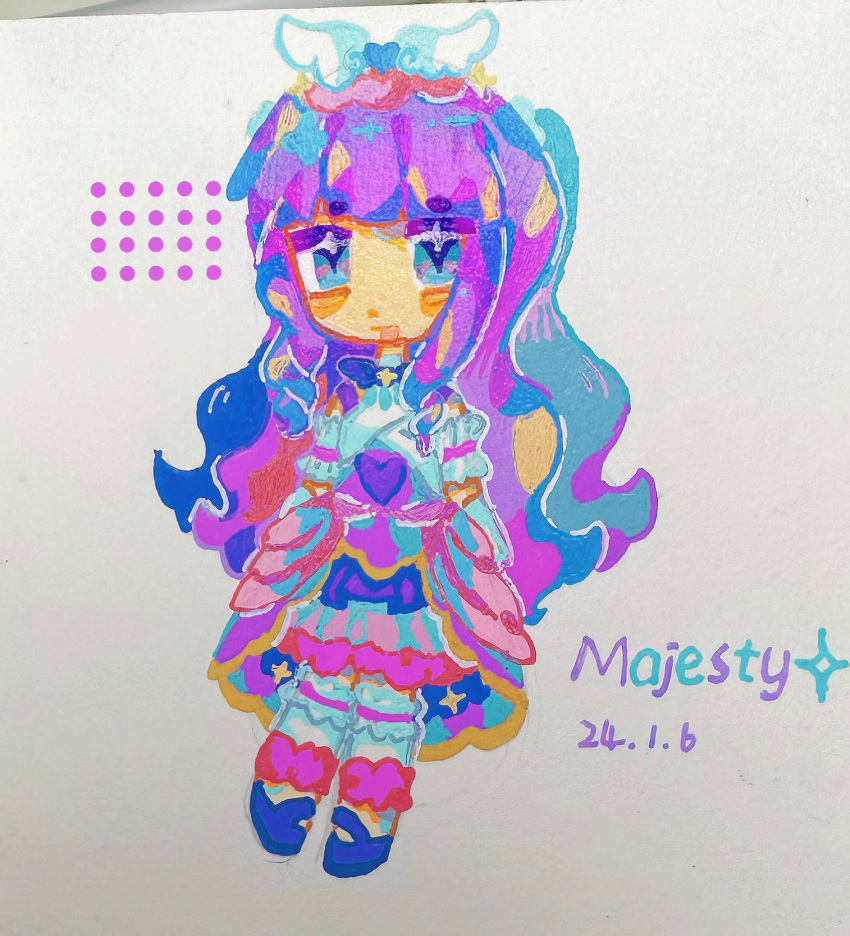 Safebooru - + + 1girl ankle scrunchie bare shoulders blue eyes blue ...