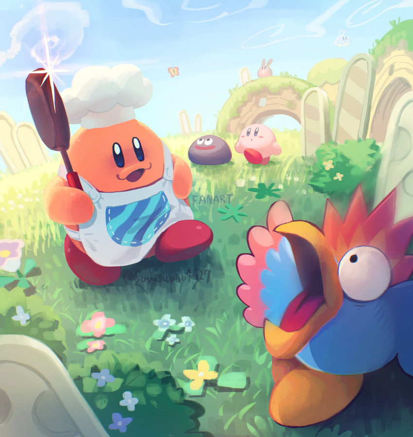 Safebooru - apron bush character request chef hat chef kawasaki colored ...