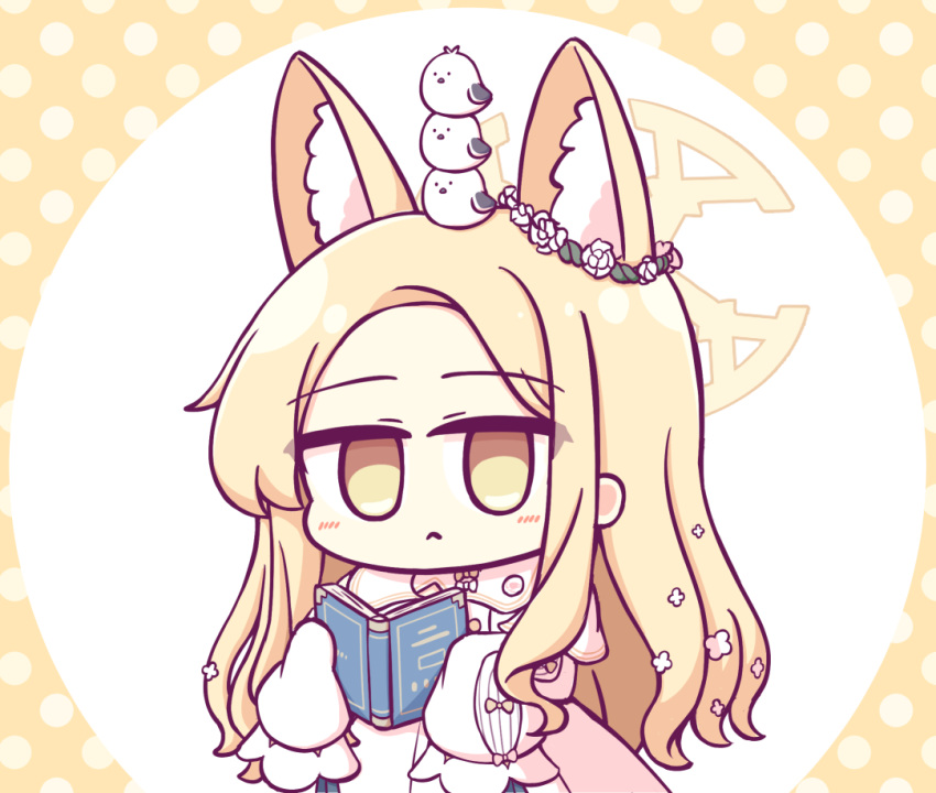 Safebooru - animal ear fluff animal ears blue archive chibi cross halo ...