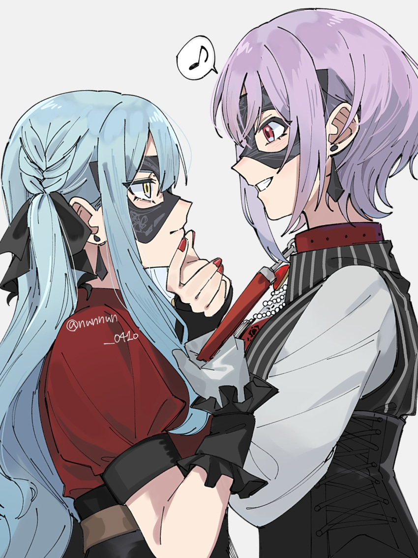 Safebooru - 2girls amoris (bang dream!) bang dream! bang dream! it's mygo!!!!! black corset ...