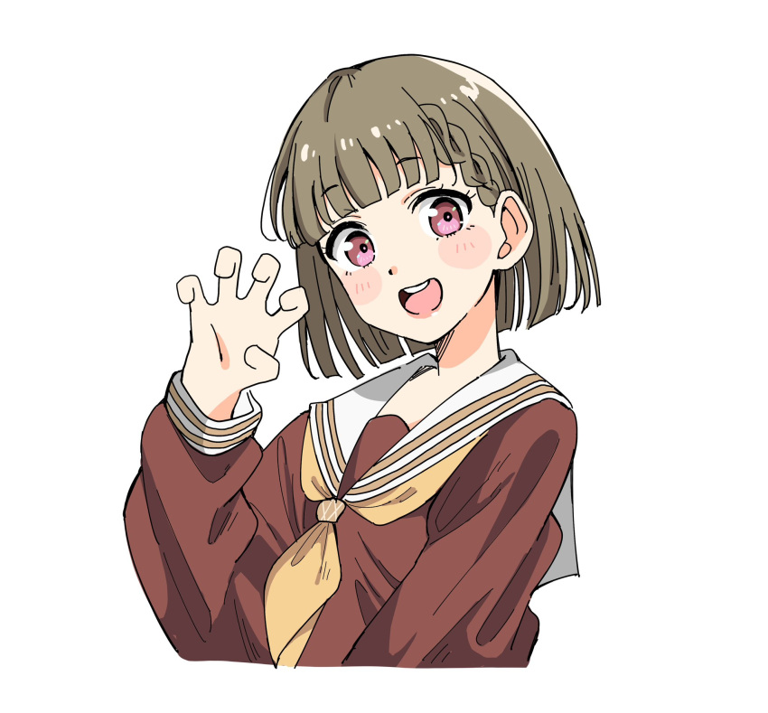 Safebooru - 1girl :d alternate hair length alternate hairstyle bien ...