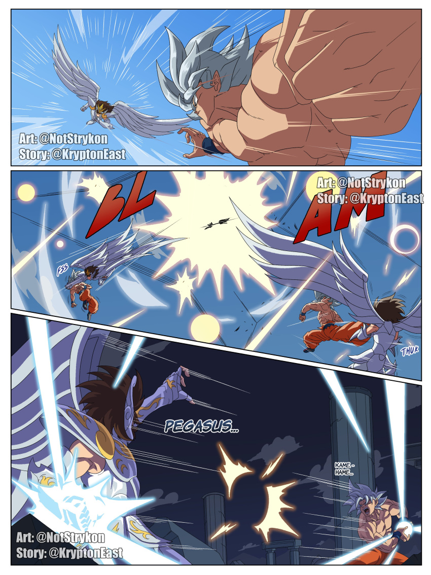 Safebooru - 2boys absurdres armor battle battle damage brown eyes brown ...