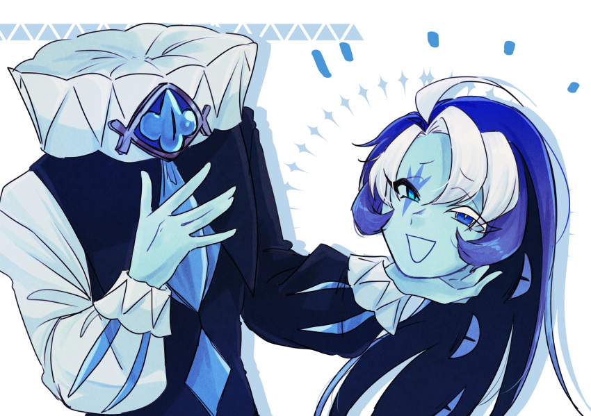 Safebooru - 1boy blue eyes blue hat blue skin colored skin cookie run ...