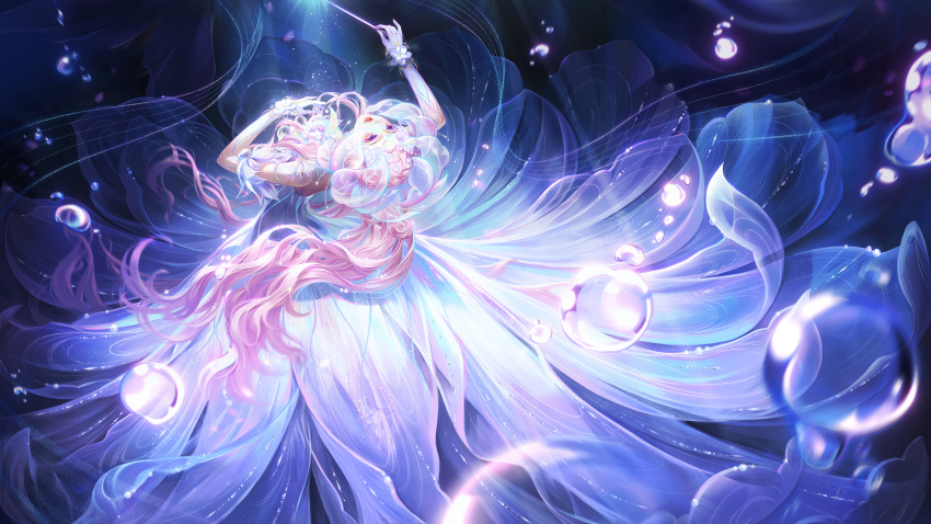 Safebooru - 1girl absurdres bubble by yi character request chinese ...